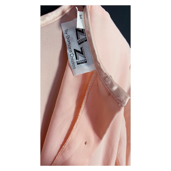 70s vintage pastel pink tea dress by Zizi Barbara Cho… - Gem