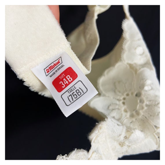 80s vintage soft cup cream bra by St Michael. Seducti… - Gem