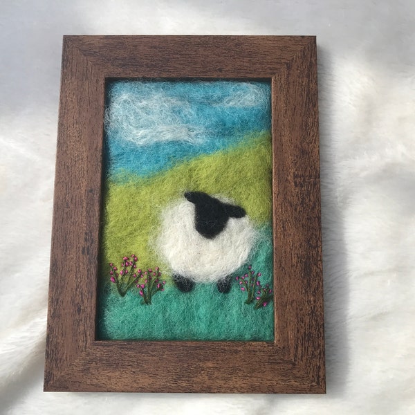 Needle Felted Pictures - Etsy UK