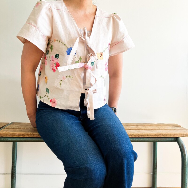 Upcycled Blouse - Etsy