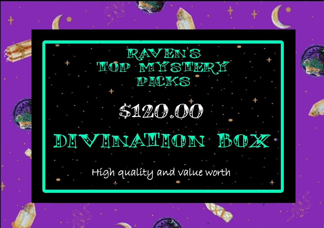 Large Divination Box; Mystery Selection, Customized Kit, Occult ...