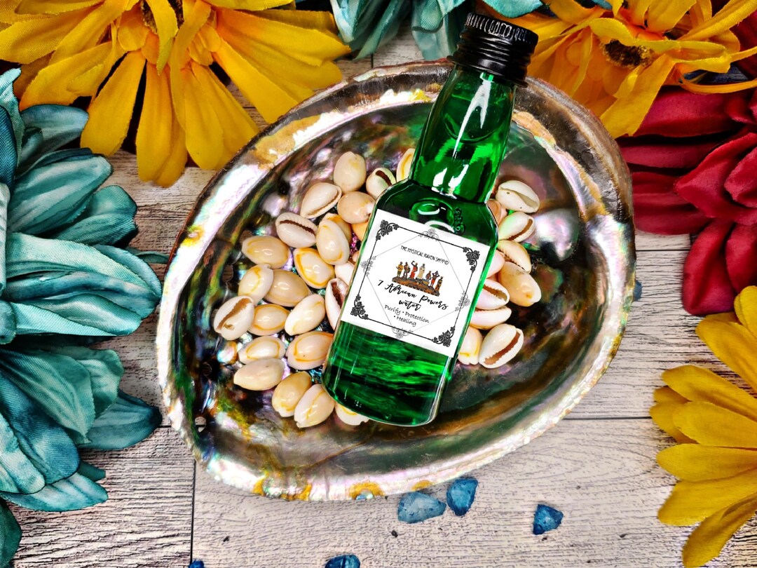 7 African Powers Water; Spiritual Water, Floor Wash, Ritual Water ...