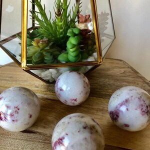 Rare Find XL Peruvian Cinnabrite Spheres. Large Cinnabar Tumbled Stones ...