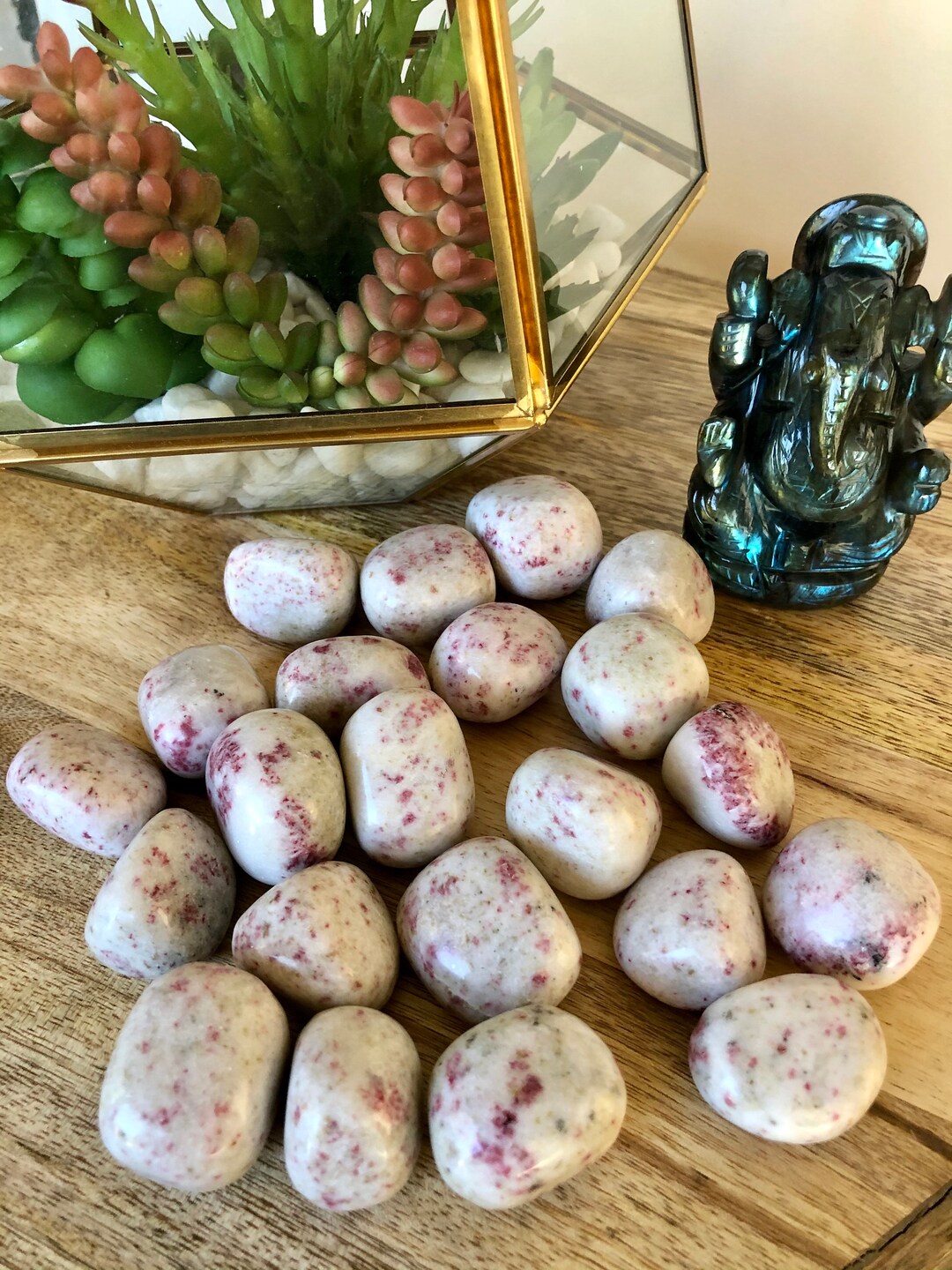 Rare Find Gorgeous Cinnabrite Crystal. Cinnabar Tumbled - Etsy