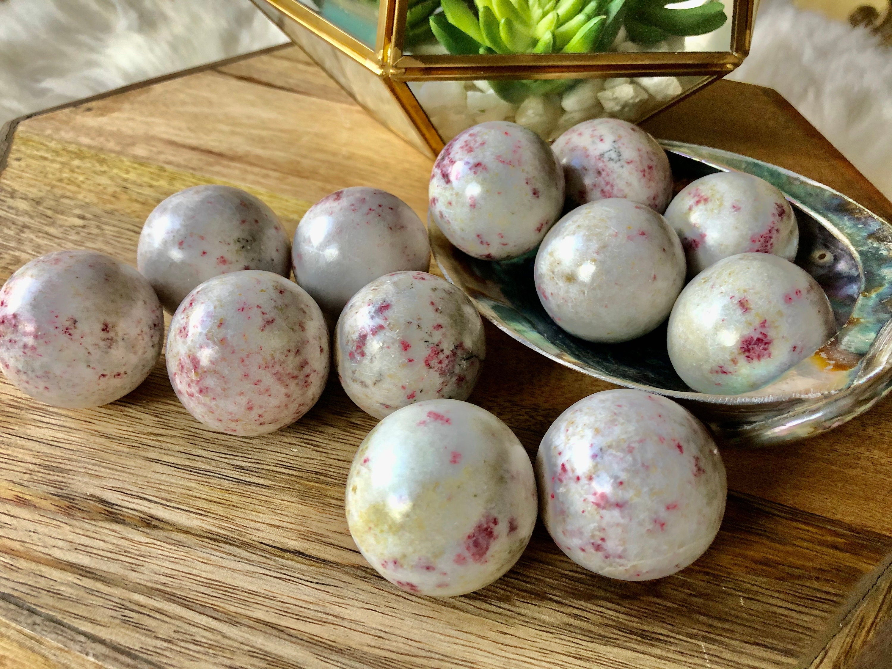 Rare Find XL Peruvian Cinnabrite Spheres. Large Cinnabar | Etsy