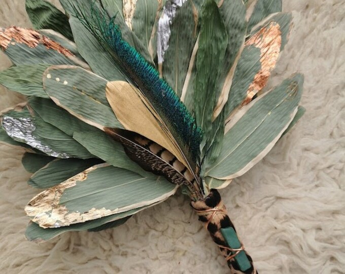 Chakapa DELUXE With Gold Leaf • One Side • Seasonal Halo Leaves ...