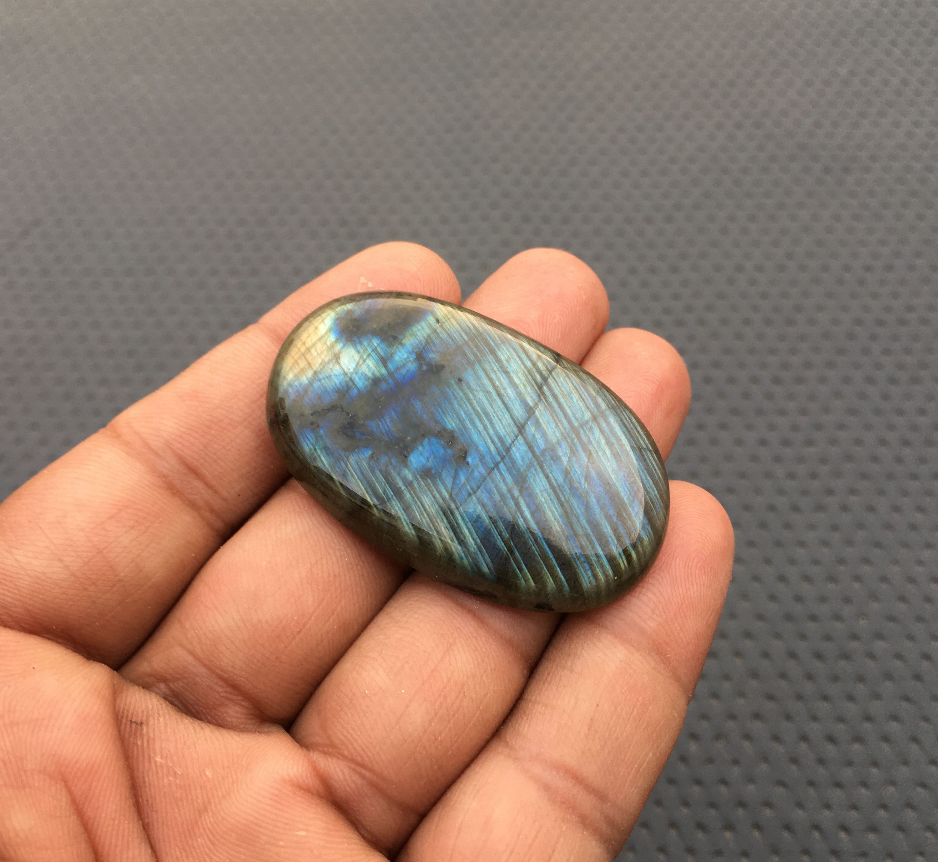 Very Rare Blue Fire Gemstone Beautiful Smooth Oval Cabochons - Etsy