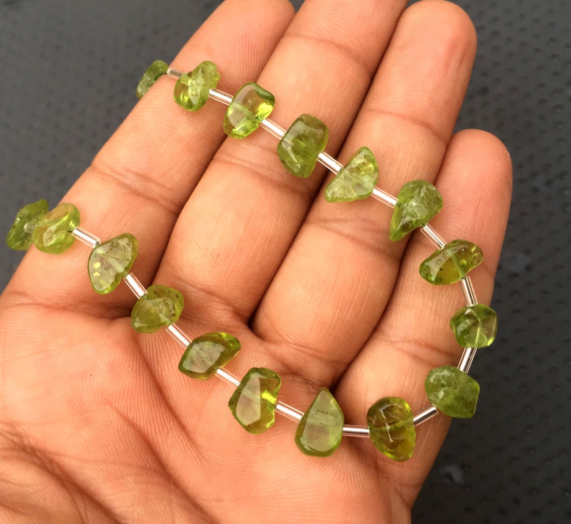 Amazing Stone 23 Pieces Natural Peridot Gemstone Polished | Etsy