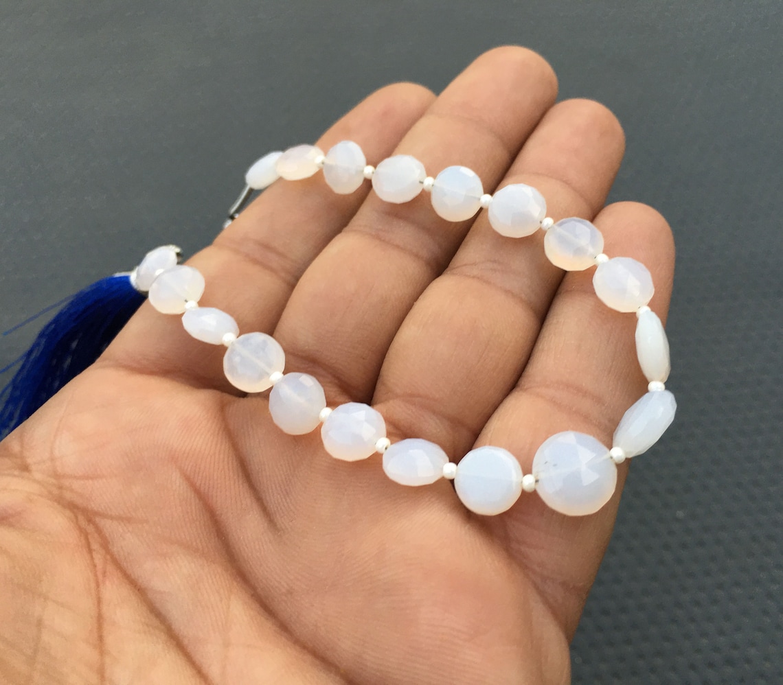 19 Pieces Natural Blue Chalcedony Gemstone Awesome Quality 1 - Etsy