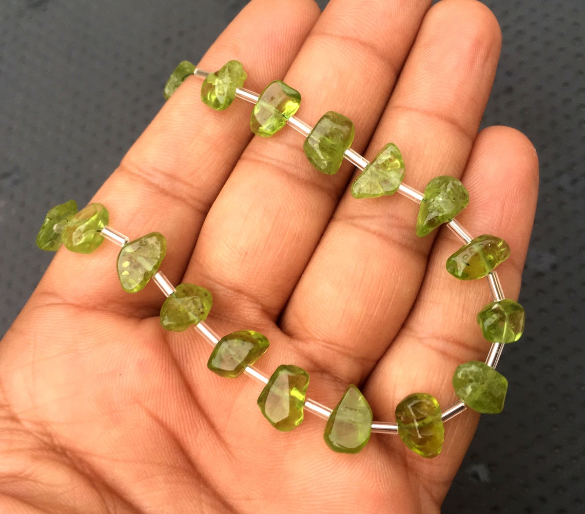 Amazing Stone 23 Pieces Natural Peridot Gemstone Polished | Etsy