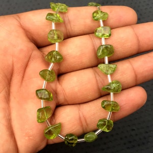 Amazing Stone 23 Pieces Natural Peridot Gemstone Polished Rough Uneven ...
