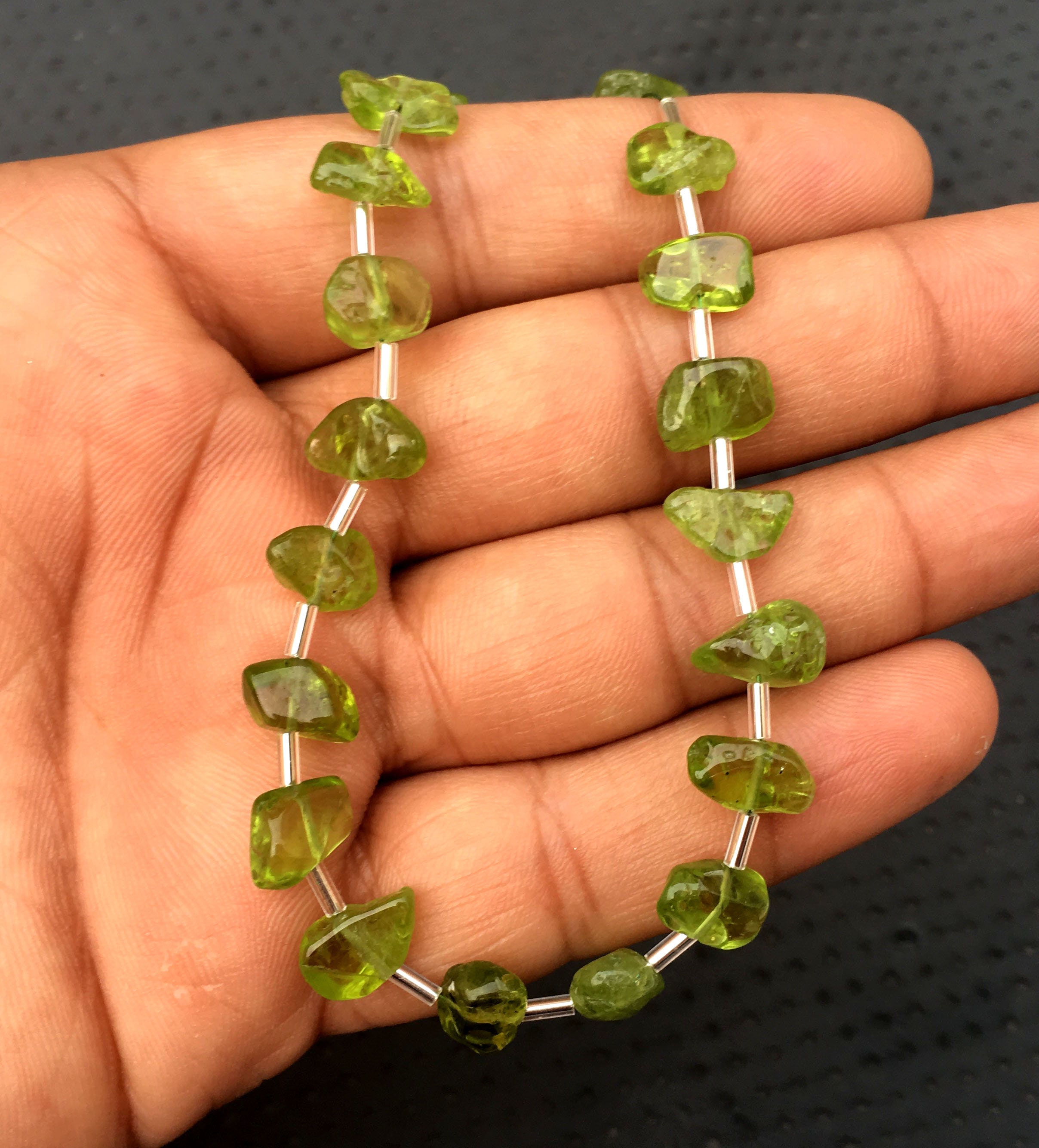 Amazing Stone 23 Pieces Natural Peridot Gemstone Polished | Etsy