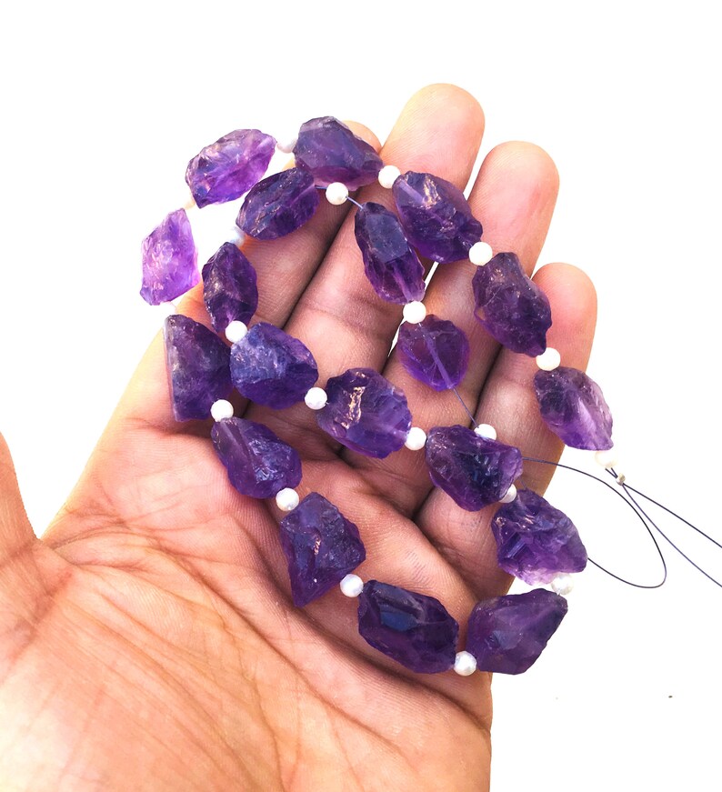 19 Pieces Natural Blue Amethyst Gemstone Uneven Shape Top - Etsy