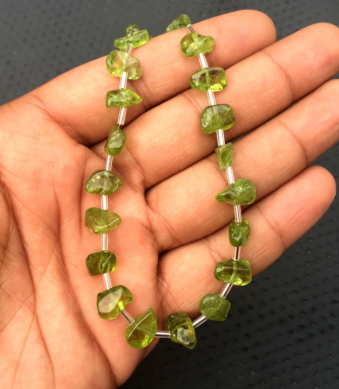 Amazing Stone 23 Pieces Natural Peridot Gemstone Polished | Etsy