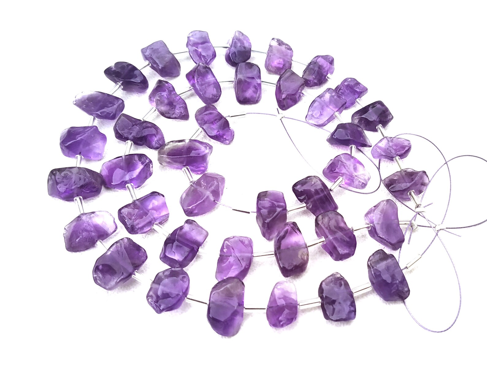 Beautiful 1 Strand 20 Pieces Natural Purple Amethyst Raw - Etsy