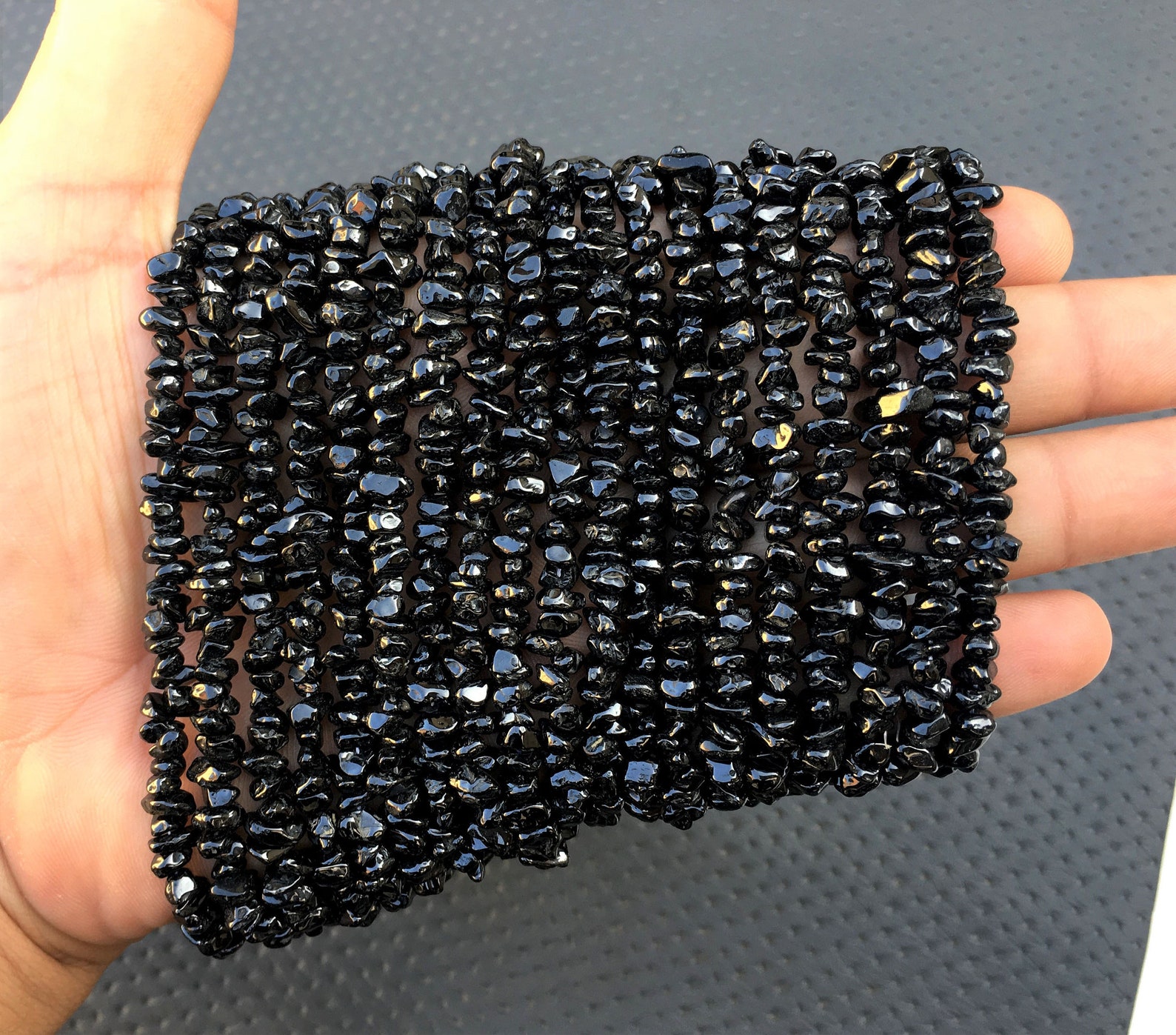 16 Inch Long Strand Natural Black Spinel Gemstone Uncut - Etsy