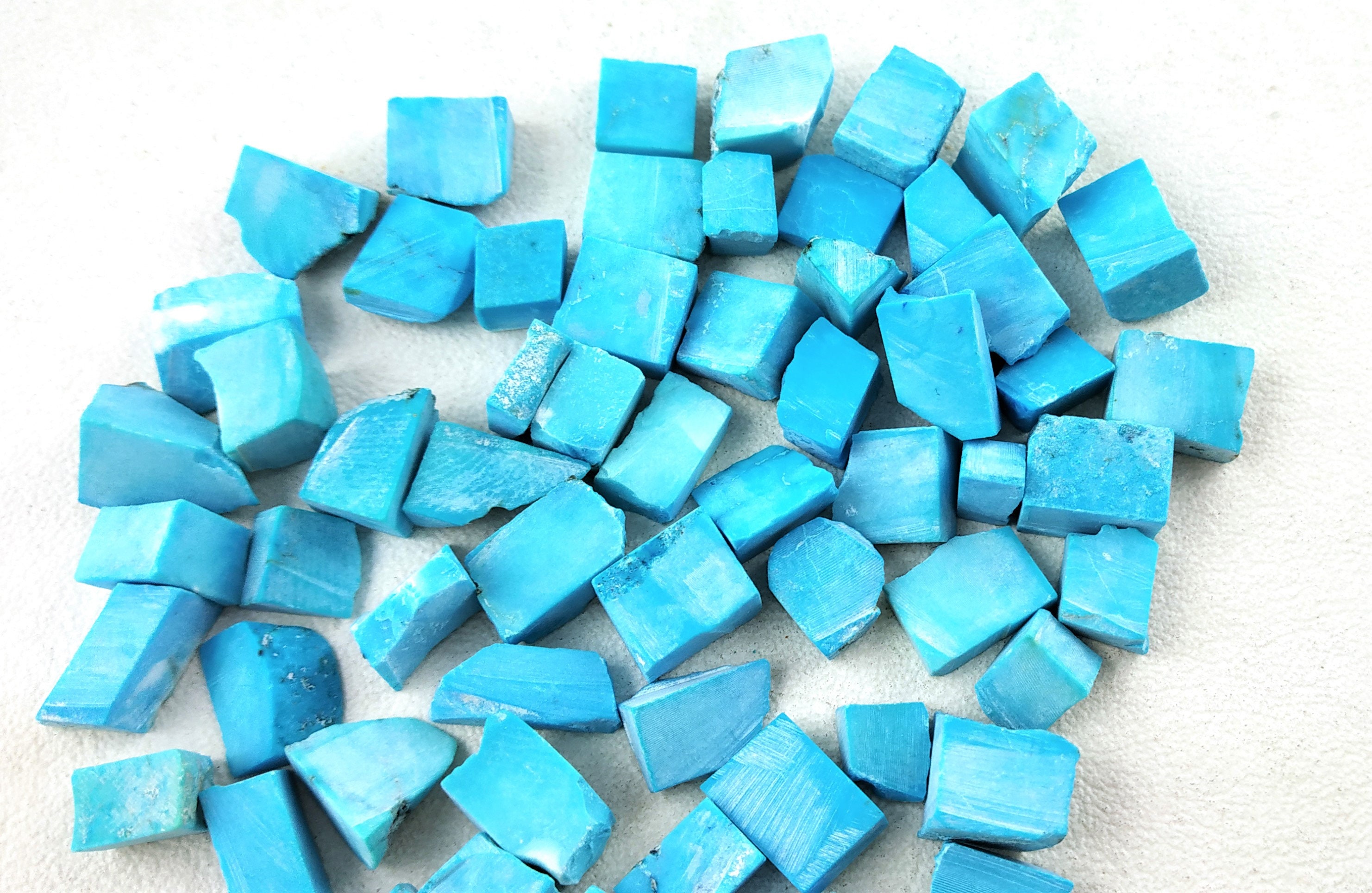 Best Quality 50 Pieces Natural Turquoise Roughloose - Etsy