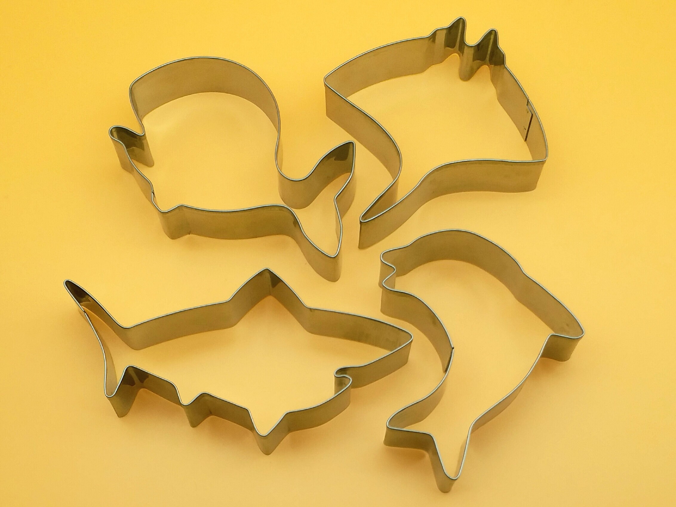 Ocean Sea Creature Cookie Cutter Set Include Stingray Dolphin Whale ...