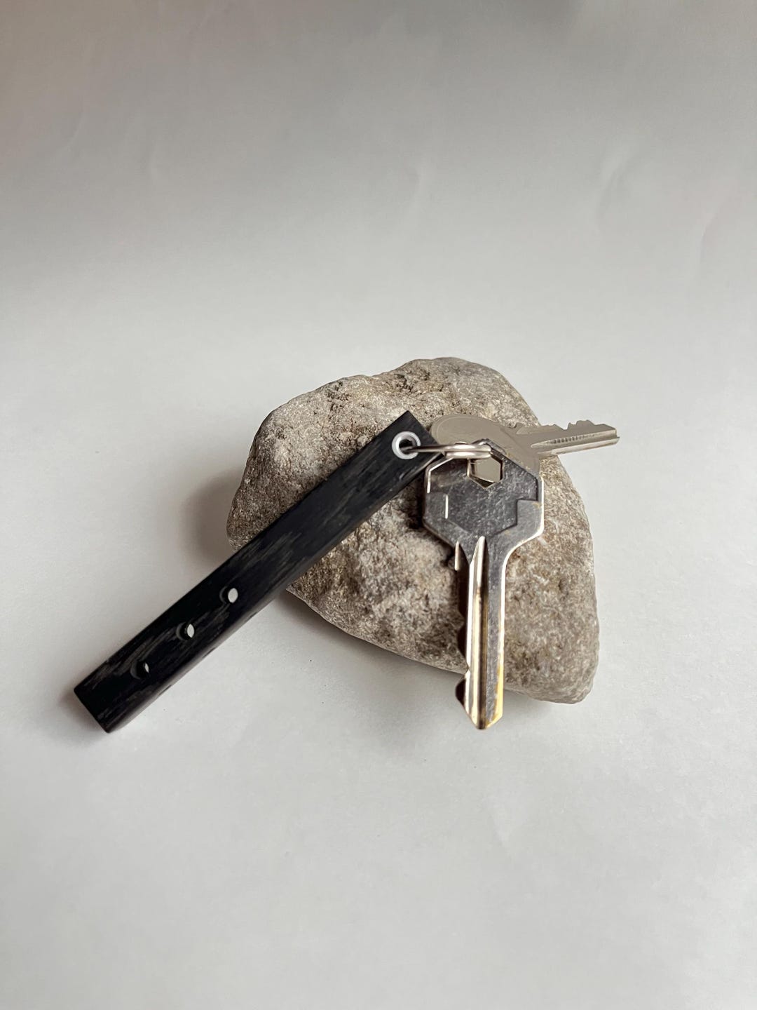 Bog Oak Keychain Housewarming Gift Handcrafted 5000 Year Old Bog Oak ...