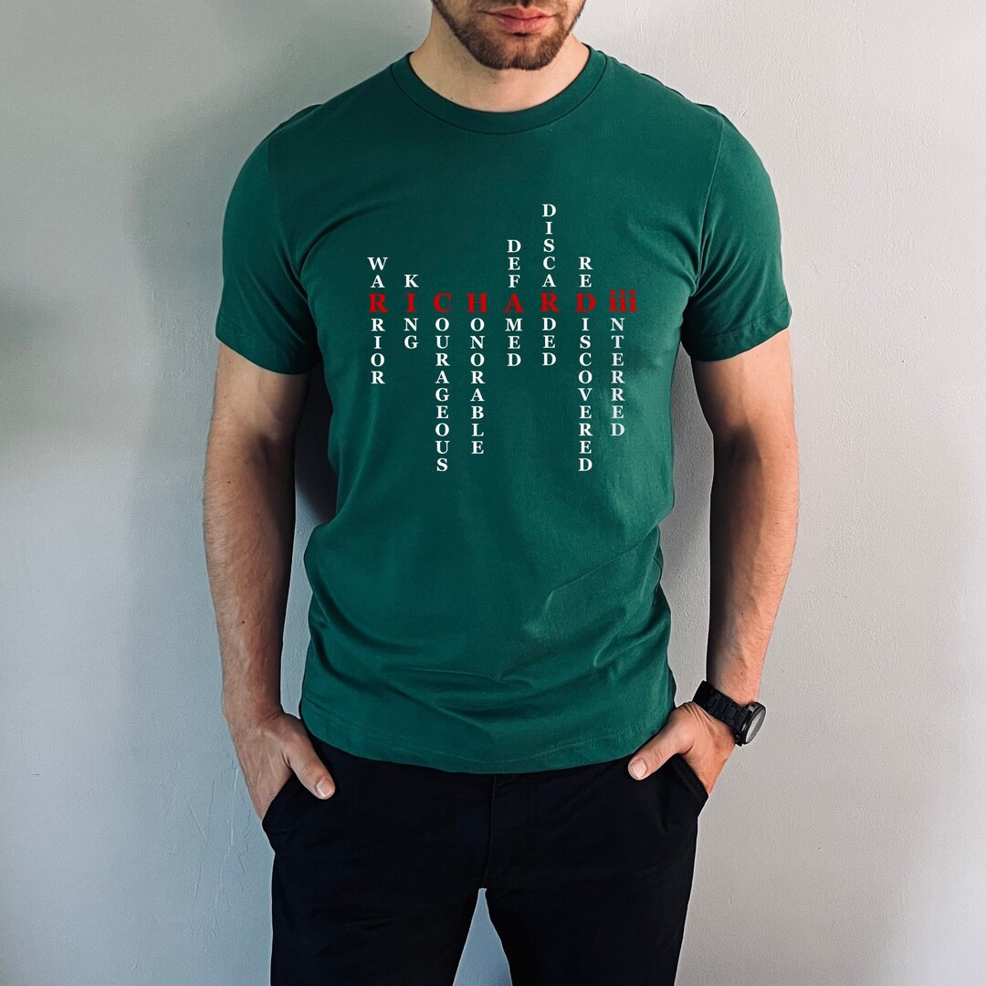 Richard III T-shirt, 8 Colours, Plantagenet King, British History, Wars ...
