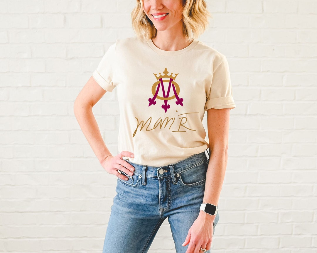 Mary Queen of Scots T-shirt: Royal Stuart Monogram, History Tee - Etsy