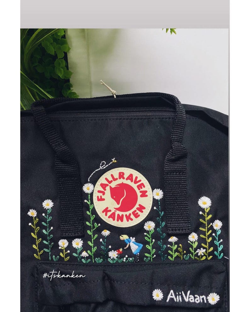 Alice in Borderland Theme Hand Embroidery, Fjallaraven Kanken Backpack ...