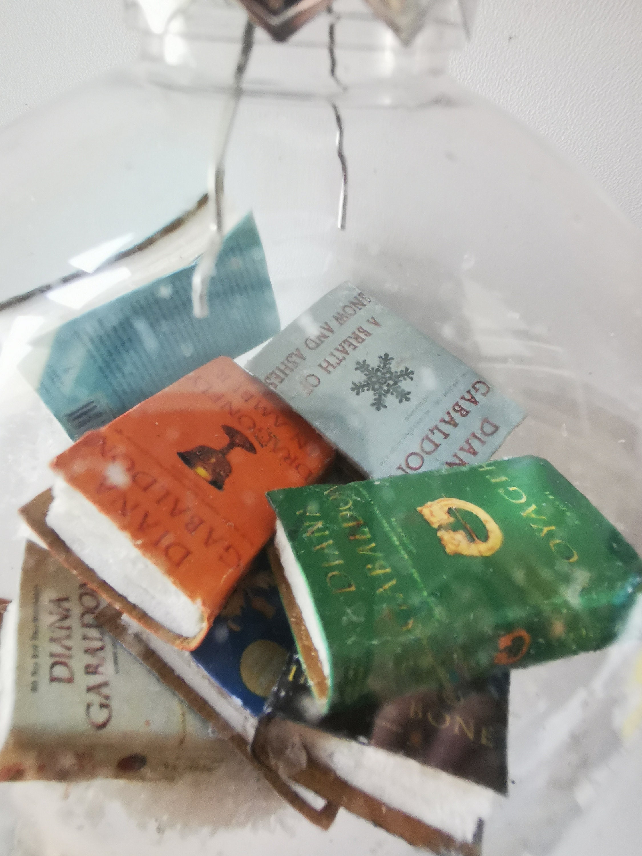 Miniature Books Inside a Bauble. Outlander Collection and Sam Heughan's ...