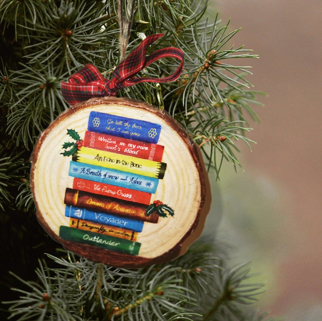 Books of Outlander Christmas Tree Hand Made Ornament - Etsy
