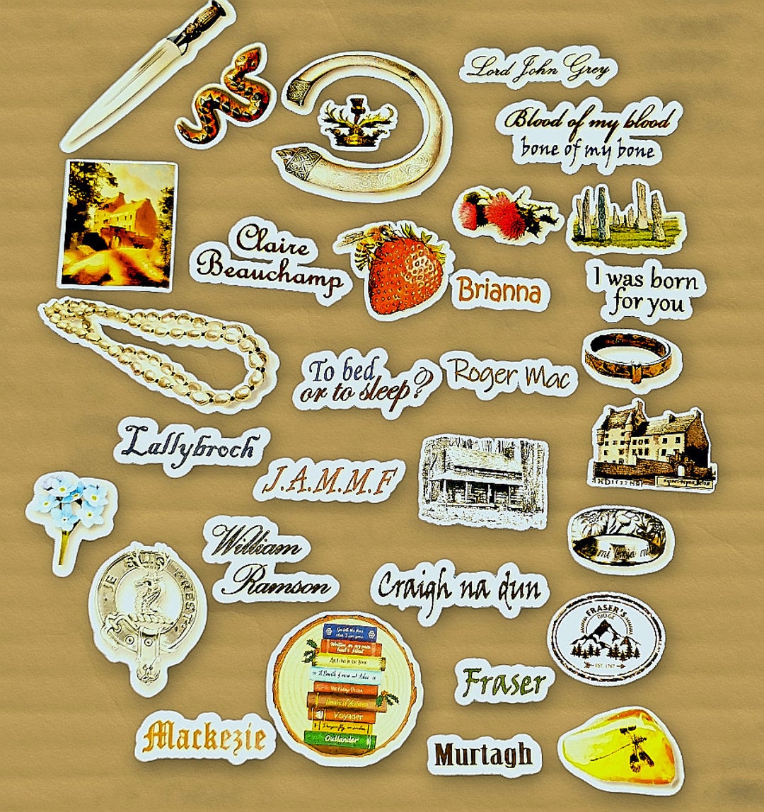 Outlander Diecuts. Ephemera for Scrapbooking - Etsy