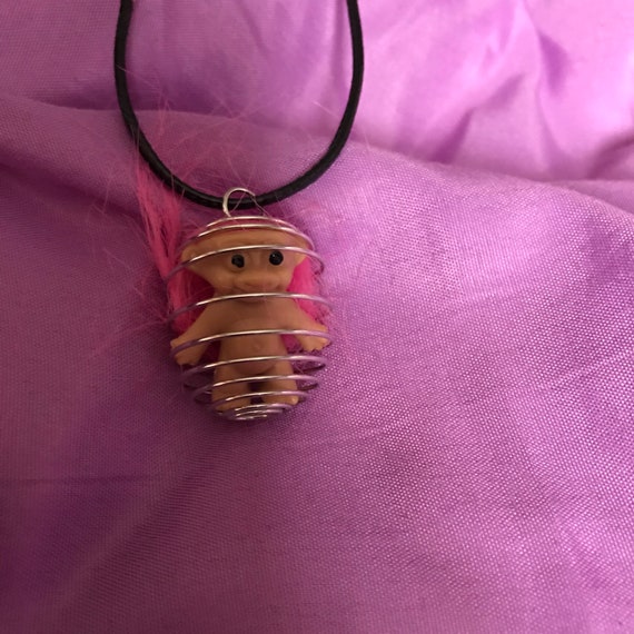 Troll Cage Ball Pendant Necklace - Etsy