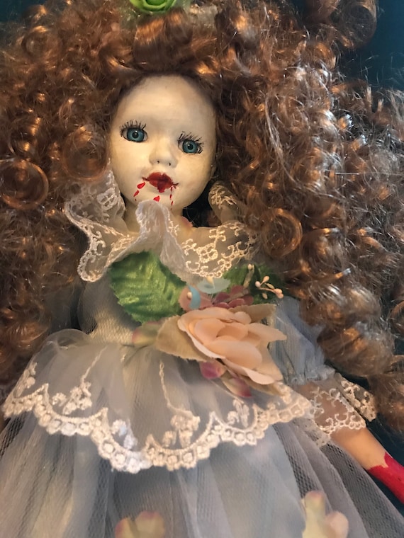 Vampire Doll Creepy Cute Doll Etsy