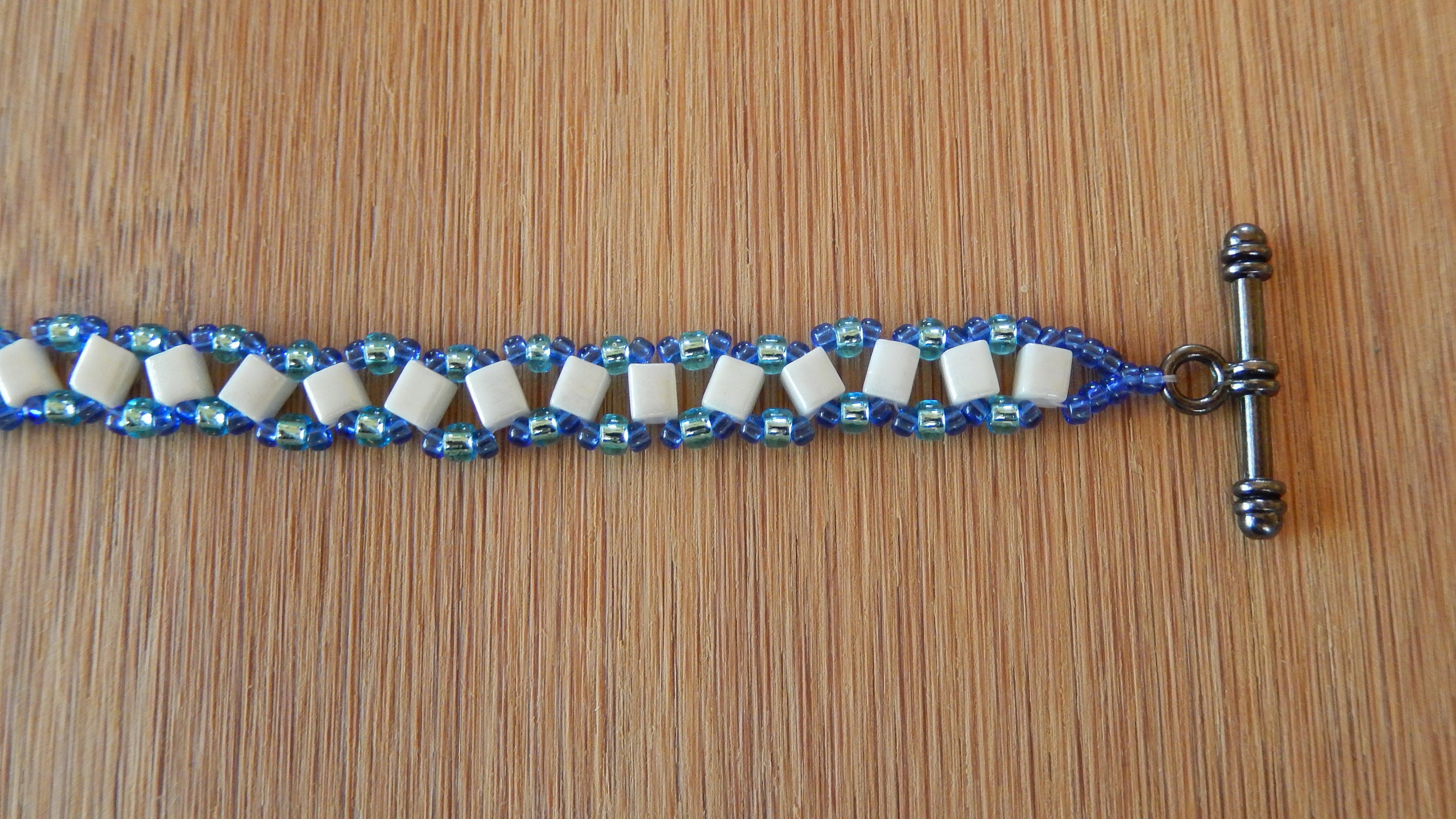 Cool Waves - Right-angle Weave Bracelet - Etsy