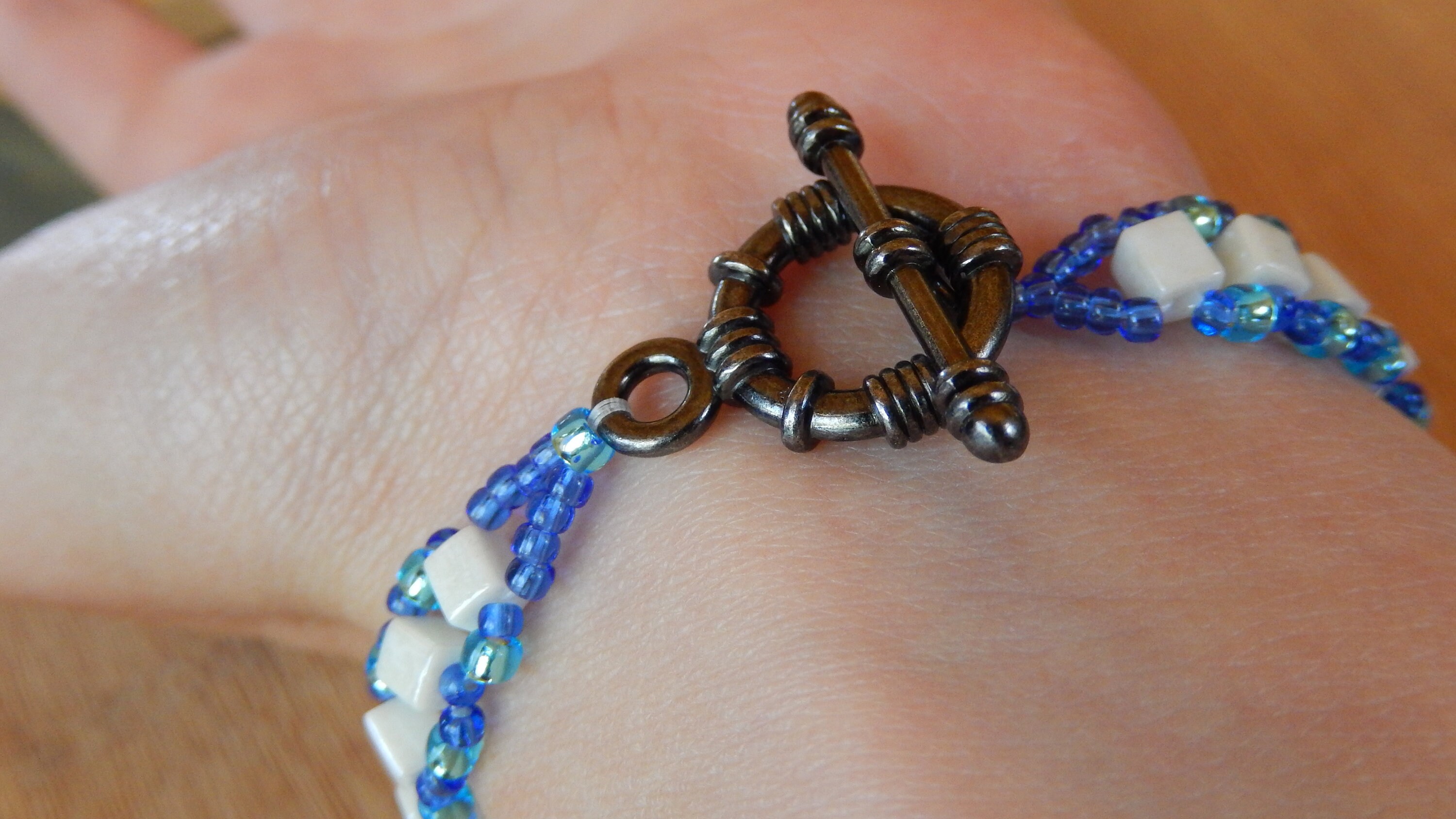Cool Waves - Right-angle Weave Bracelet - Etsy