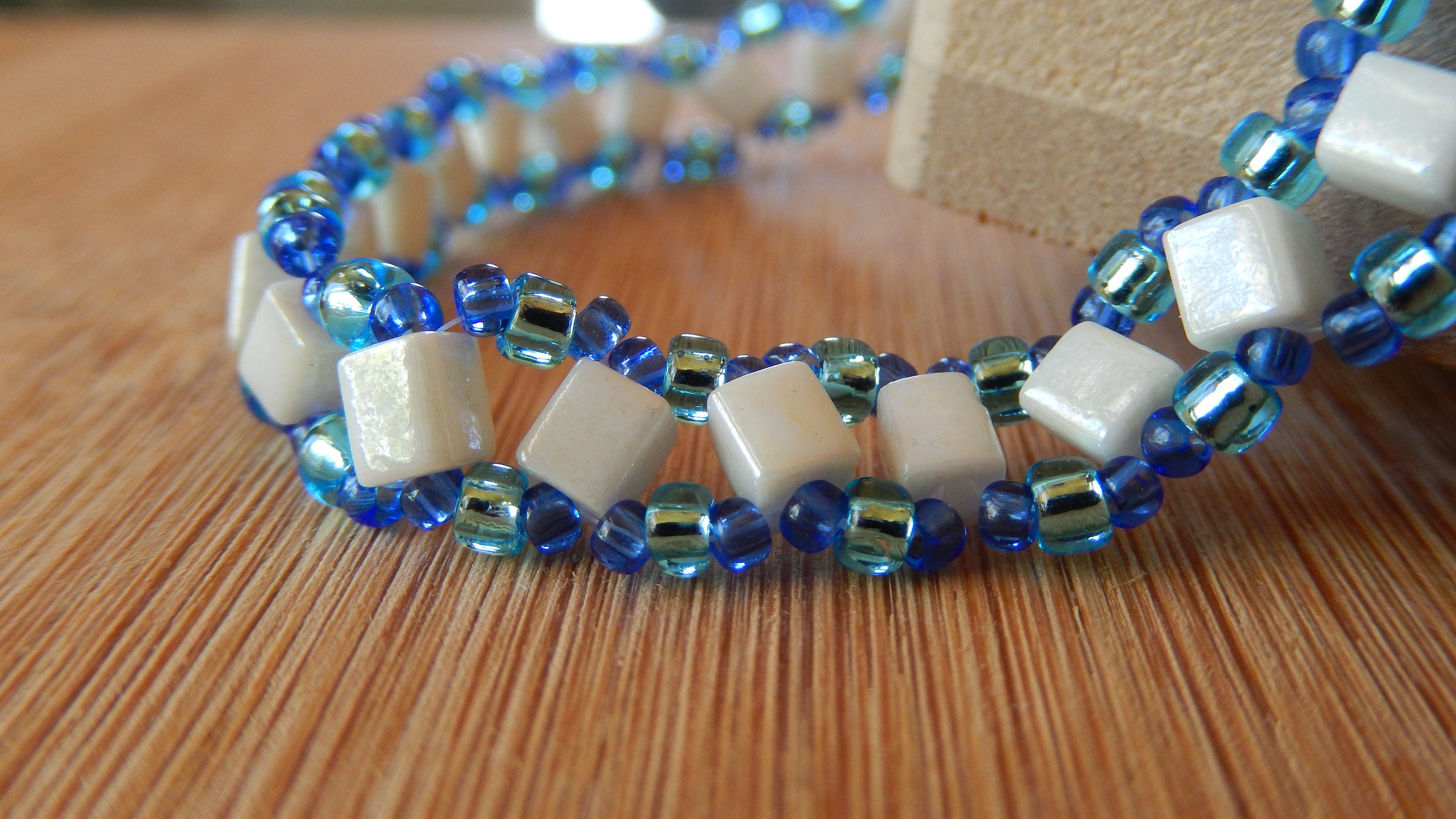 Cool Waves - Right-angle Weave Bracelet - Etsy