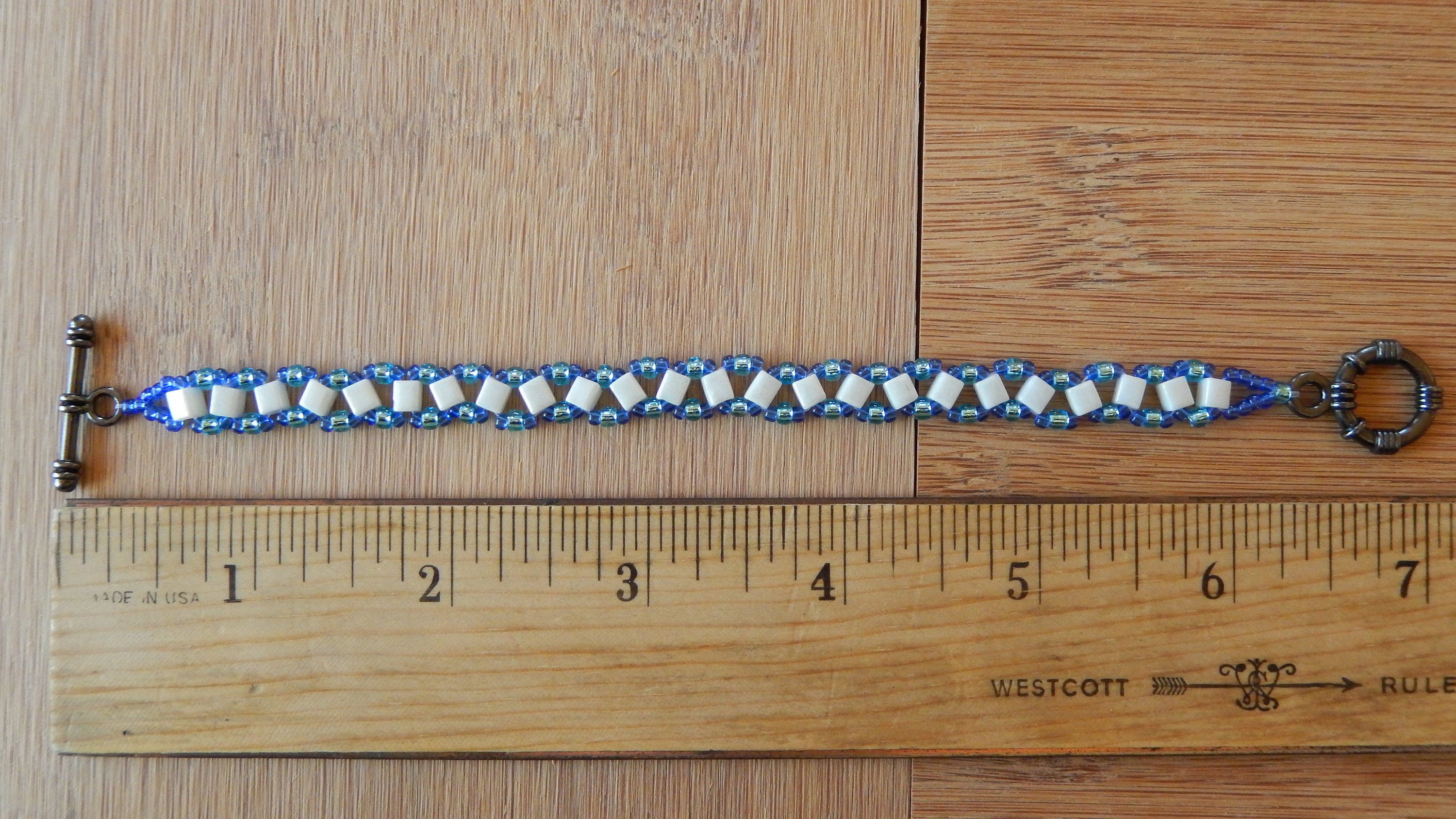 Cool Waves - Right-angle Weave Bracelet - Etsy