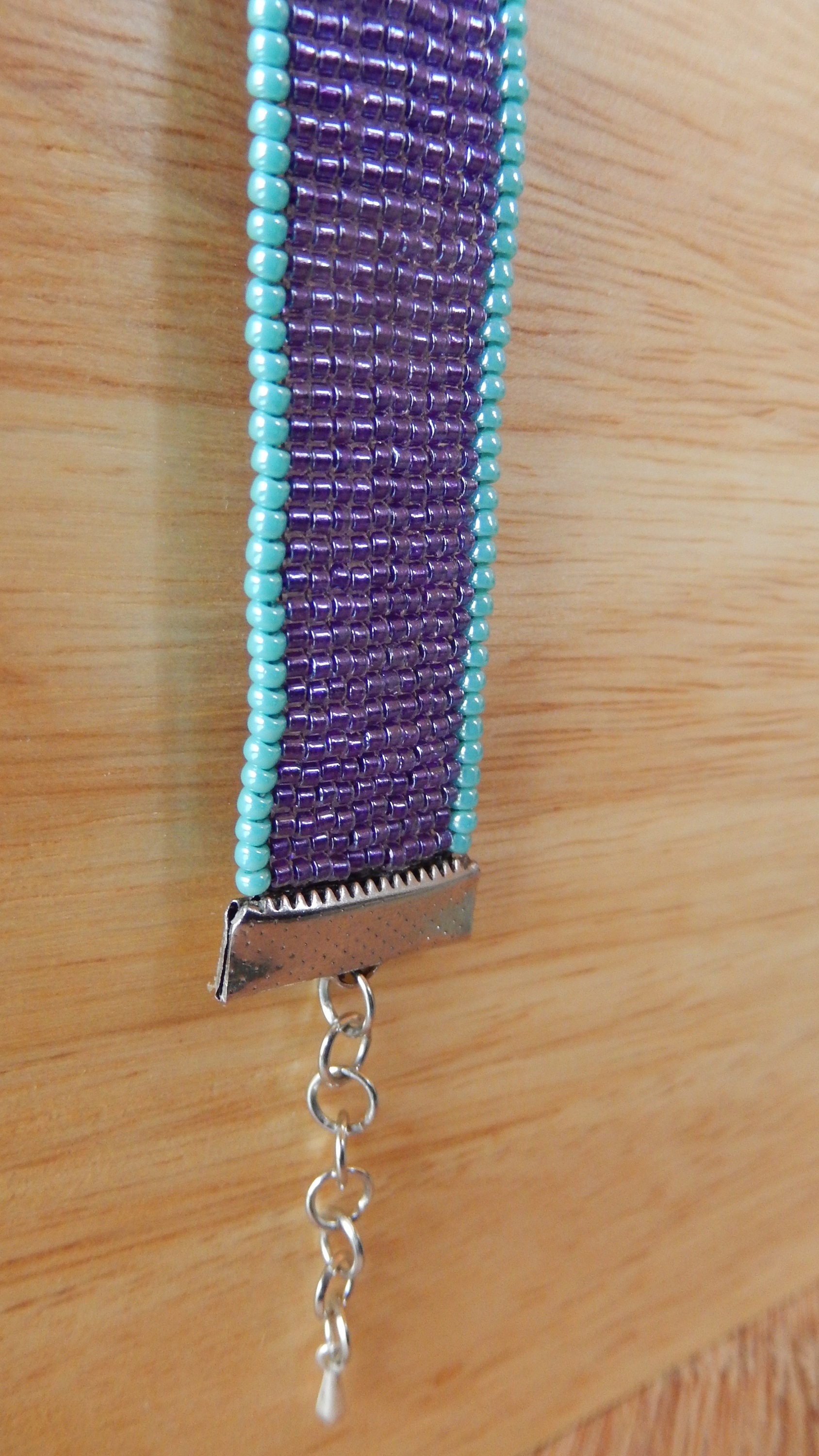 Turquoise Borders - Loomed Bracelet - Etsy