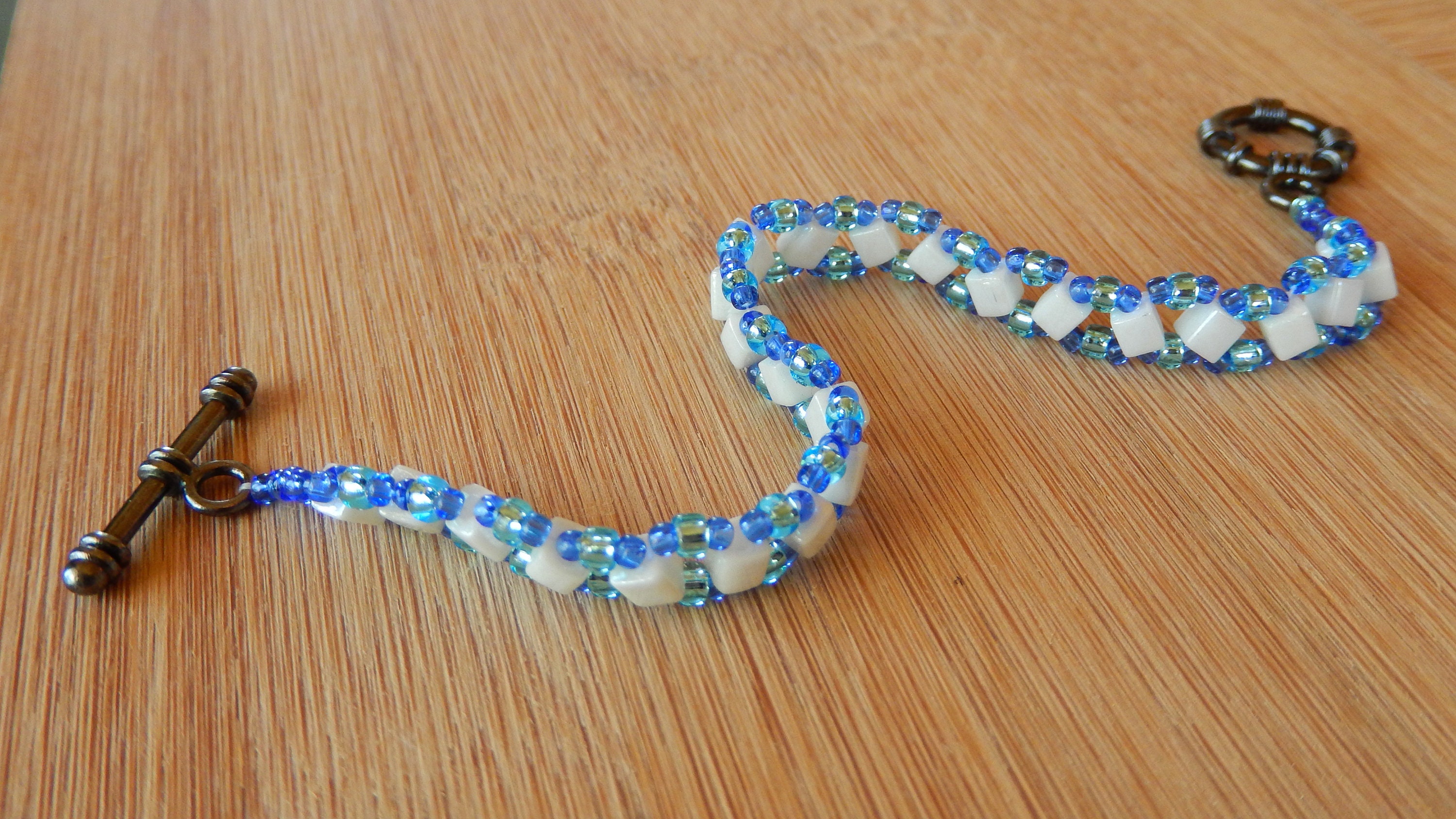 Cool Waves - Right-angle Weave Bracelet - Etsy