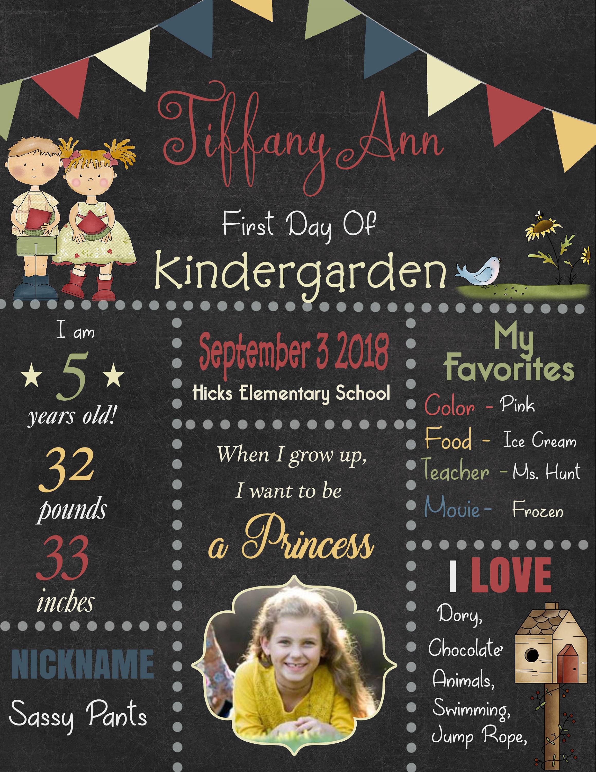 Chalkboard Sign School Chalkboard Girls Sign Chalkboard - Etsy UK