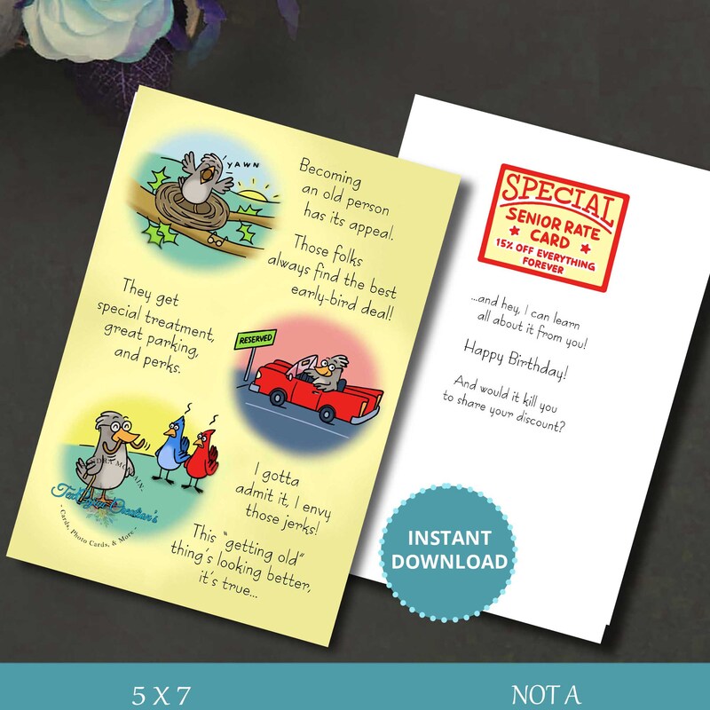 Senior Birthday Cards - Etsy