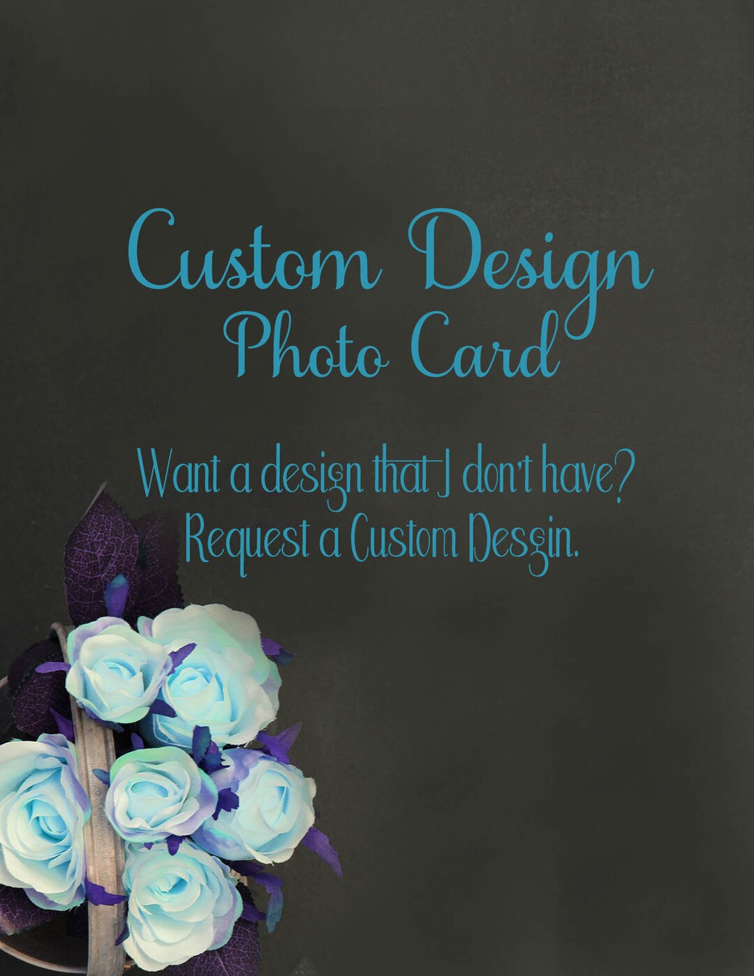 Custom Photo Card Design (personalized Digital JPG, 5x7 Printable) - Etsy