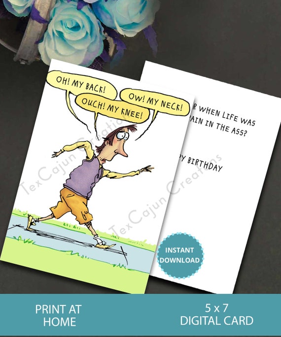 Getting Older Card Birthday Card Funny Birthday Card - Etsy