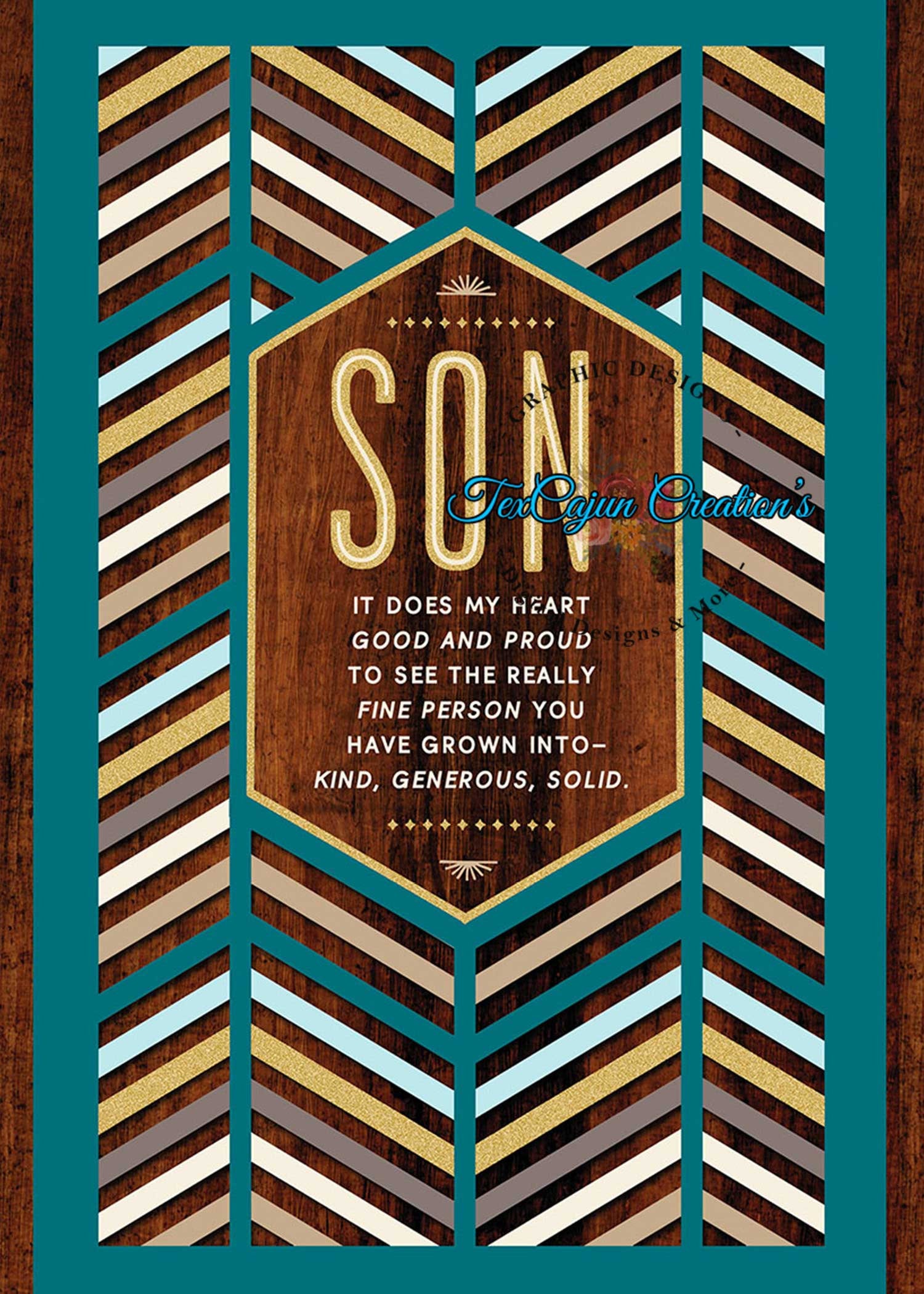 I'm Proud of You Son Birthday Card, Son Card, Happy Birthday, Digital ...