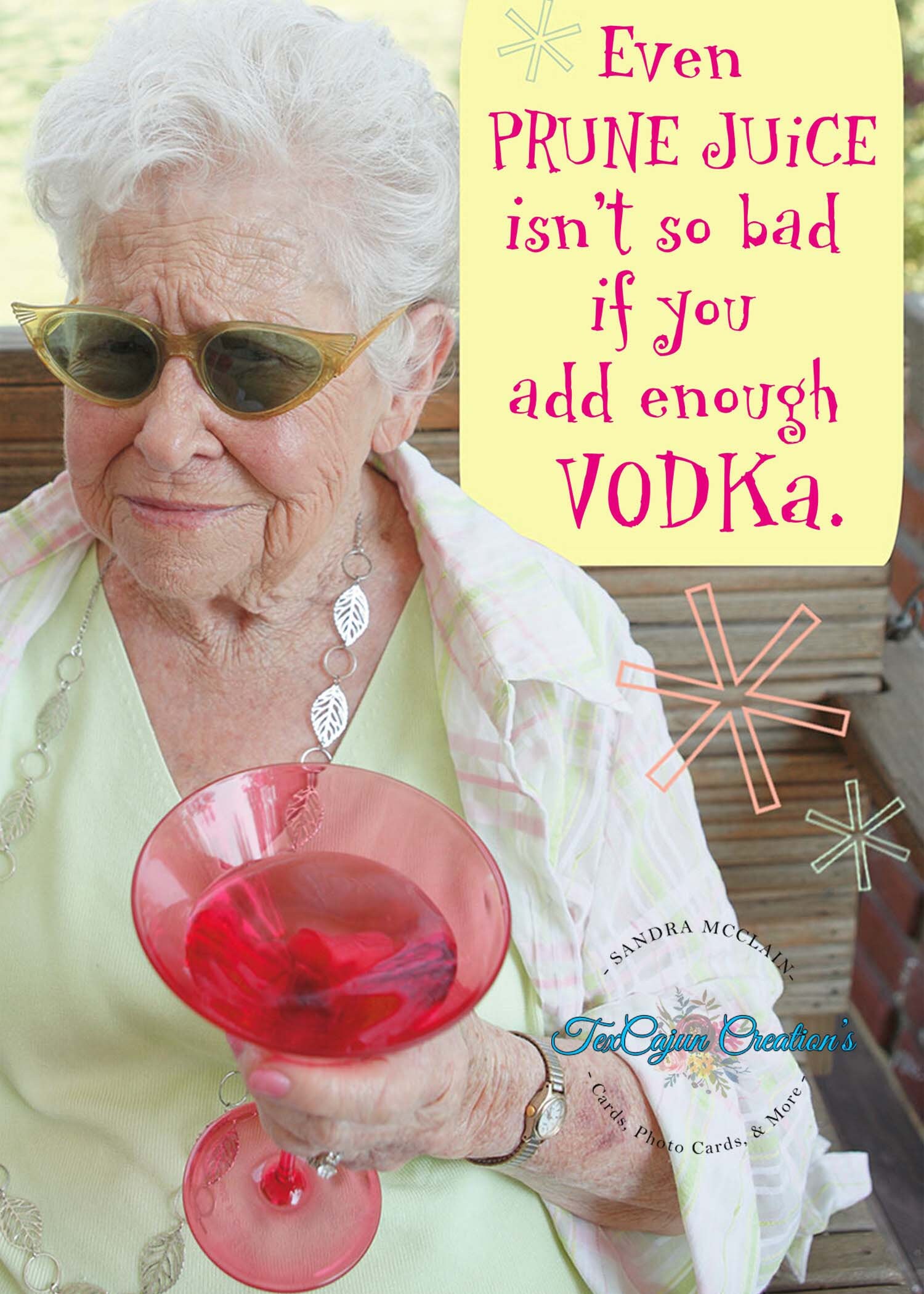 Prune Juice and Vodka Birthday Card, Card for Birthday, Card for Friend ...