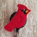 Cardinal Badge Reel, Cardinal Badge Holder, Cardinal Bird Badge ...