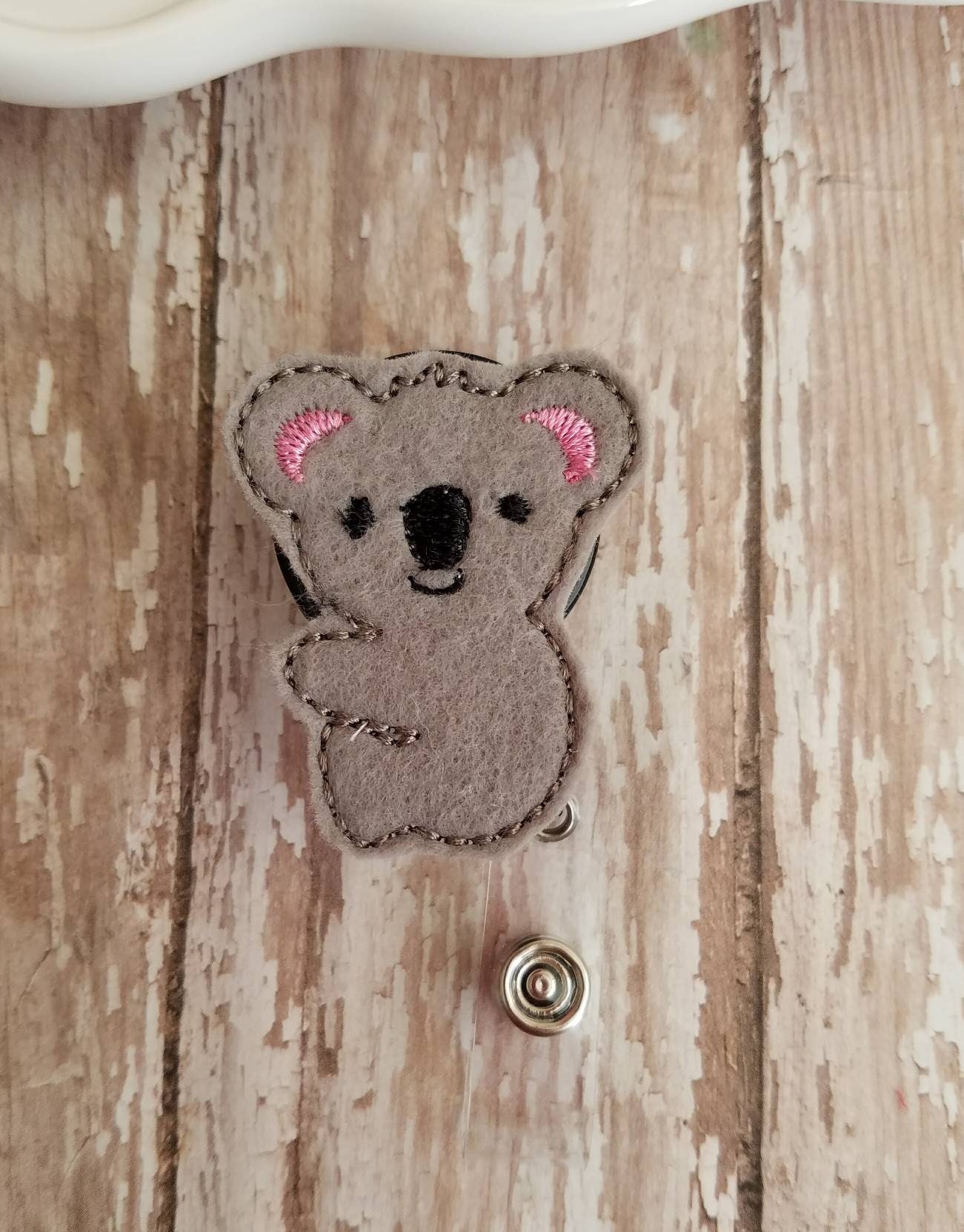 Koala Badge Reel Koala Badge Holder Koala Badge Retractable | Etsy