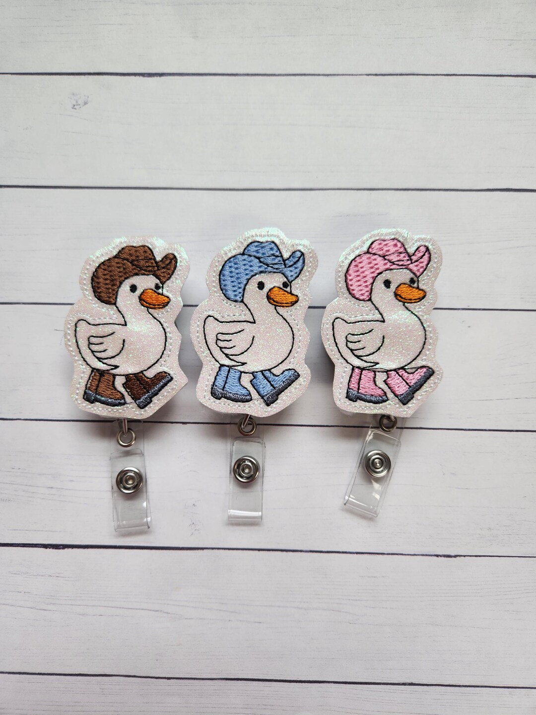 Cowboy Goose Badge Reel, Cowgirl Goose Badge, Silly Goose Badge Reel ...