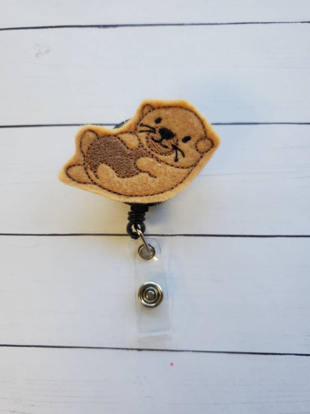 Otter Badge Reel, Otter Badge Holder, Otter Badge, Retractable Badge ...