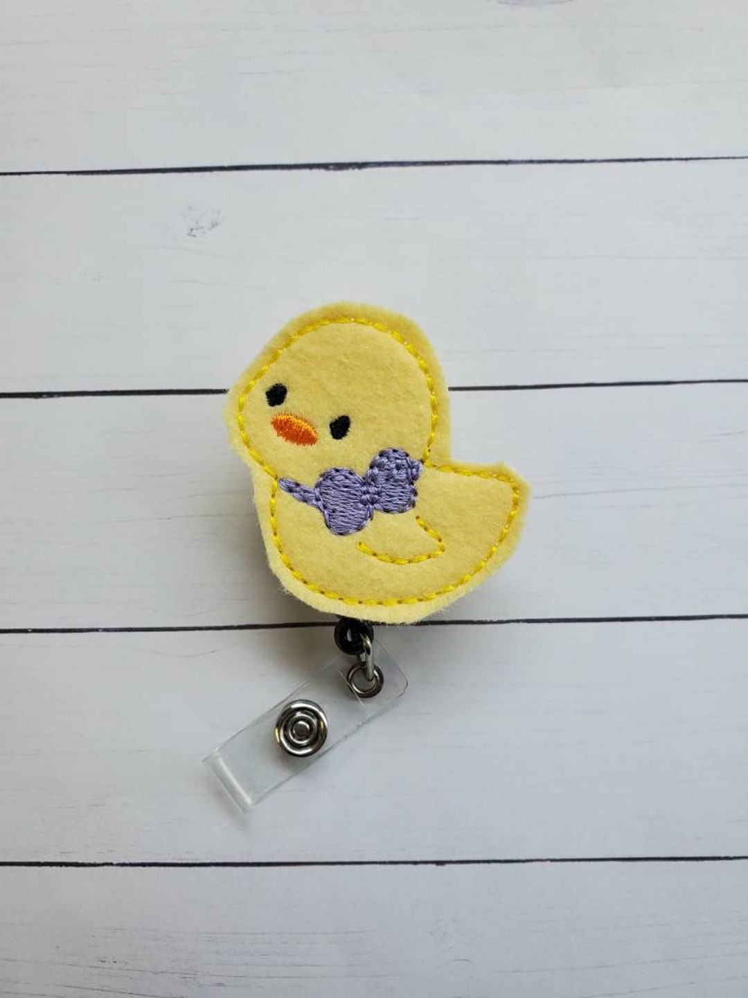 Duck Badge Reel, Duck Badge Holder, Duck Badge, Easter Badge ...