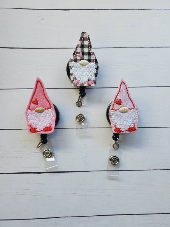 Gnome Badge Reel Gnome Badge Holder Gnome Badge Clip | Etsy