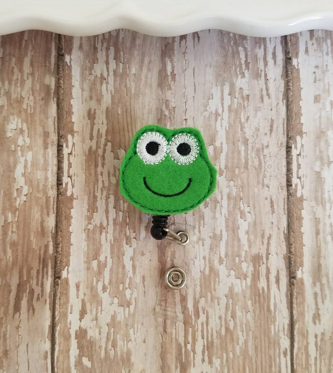 Frog Badge Frog Badge Holder Frog Badge Reel Retractable - Etsy